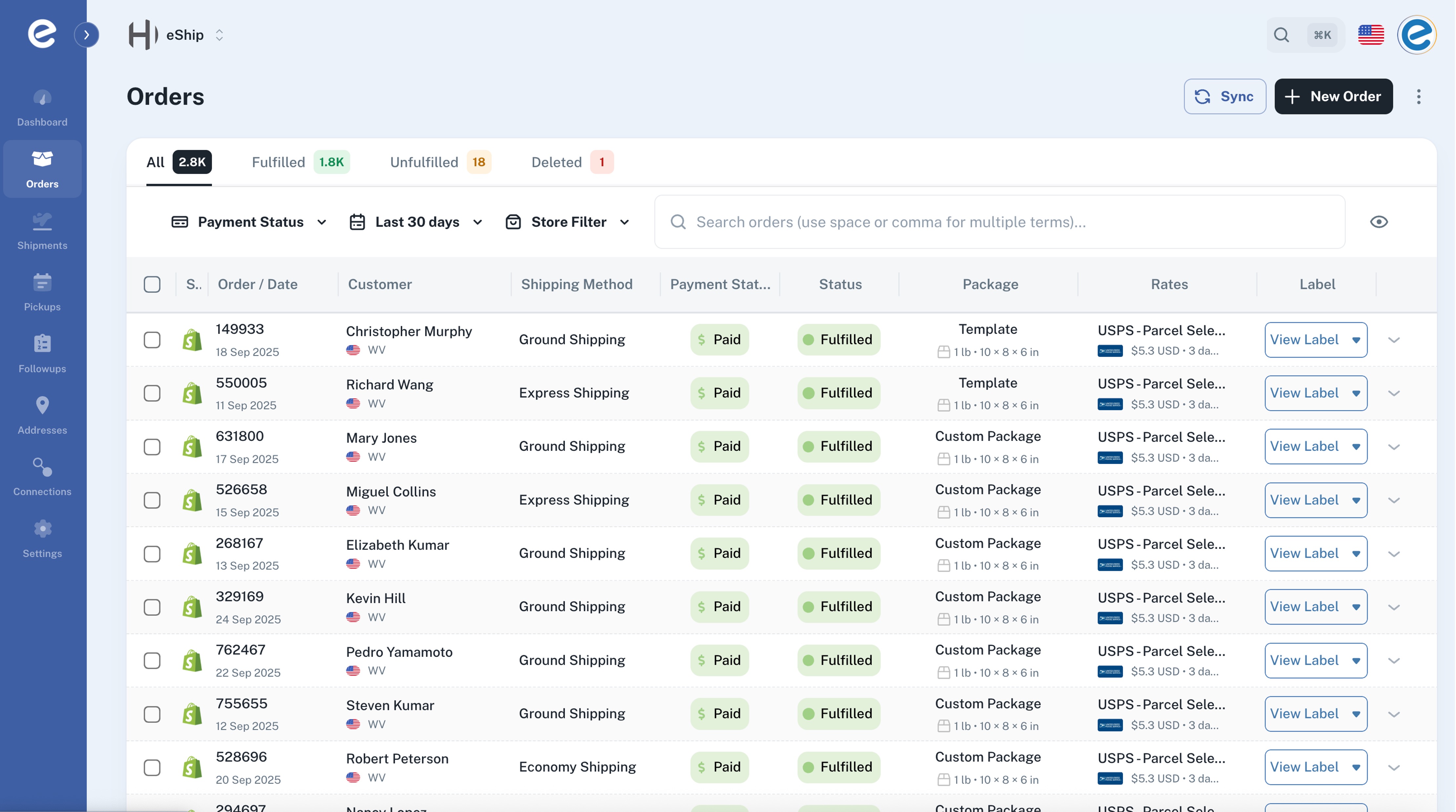 eShip - Multi-Carrier Shipping Platform for any Business