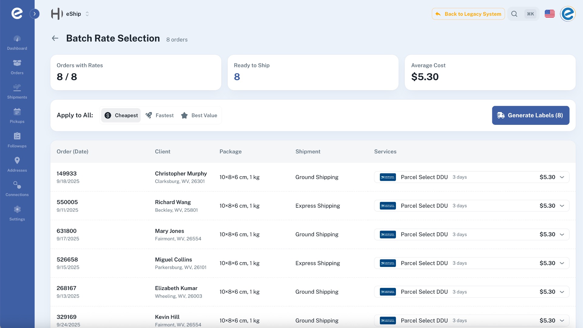 eShip - Multi-Carrier Shipping Platform for any Business